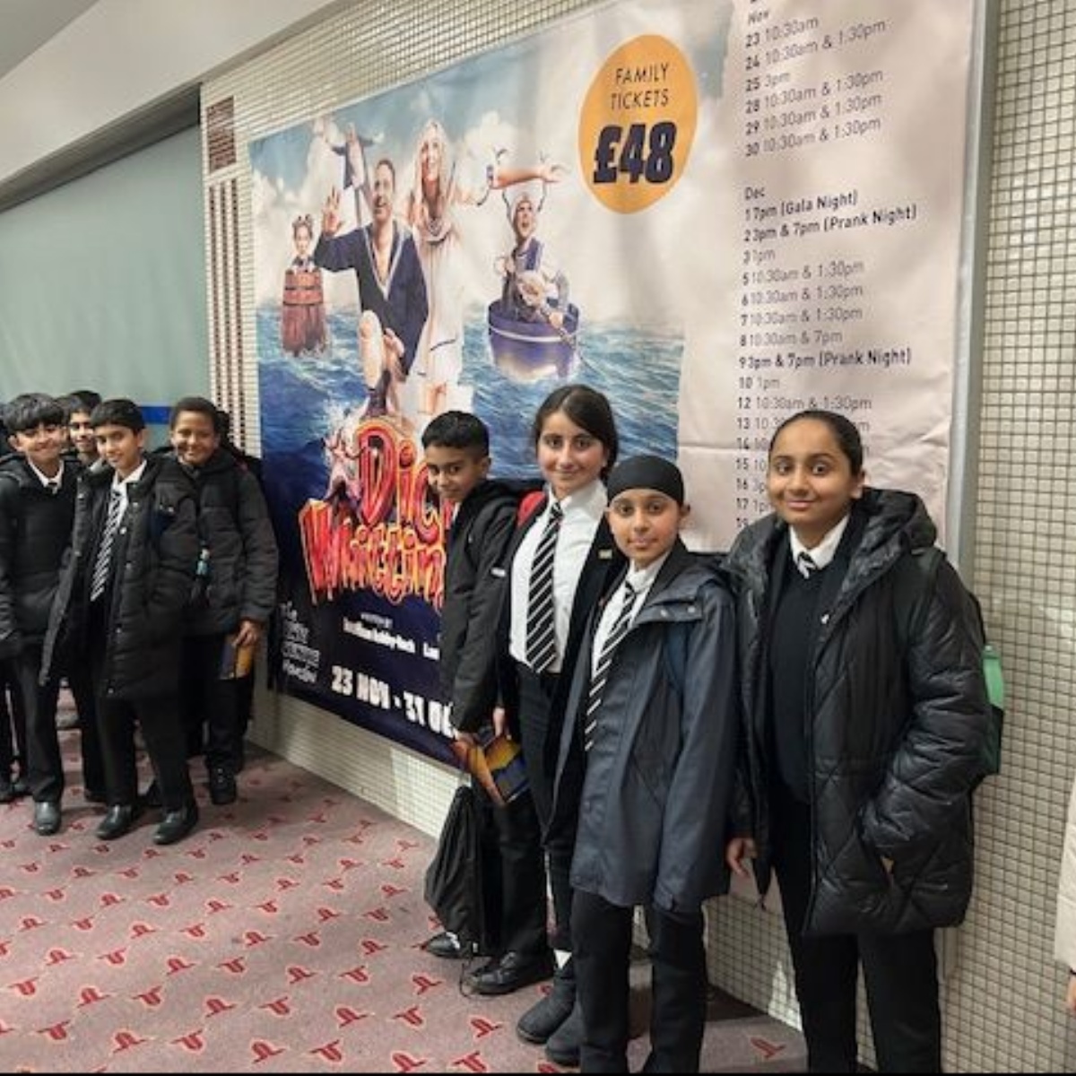 Heston Community School - Pantomime Trip For the Year 7