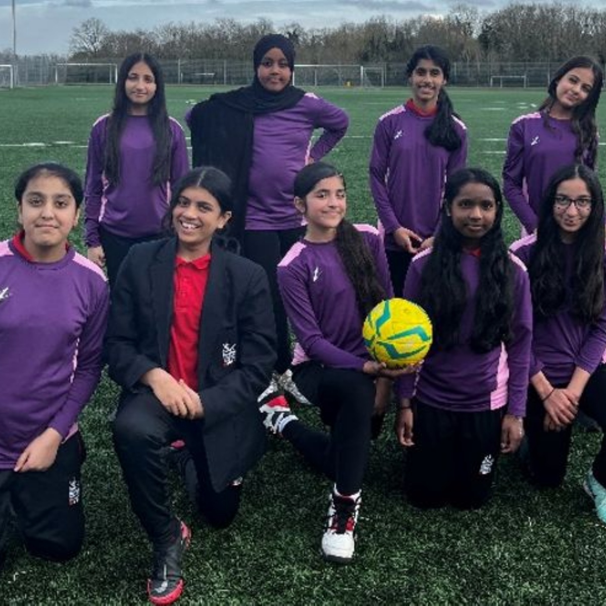 Heston Community School - Year 7 Girls' Football Rally